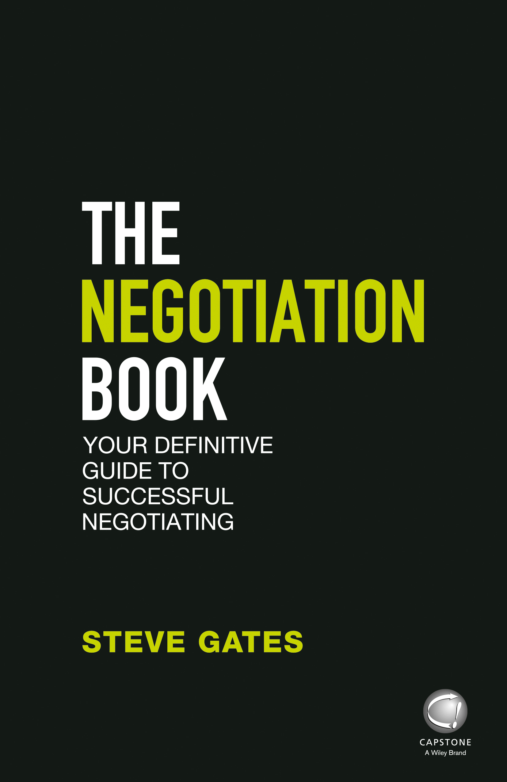 Steve Gates' The Negotiation Book wins Practical Manager CMI Book of ...